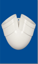 Con thỏ (Siphong) thoát nước uPVC dn75 , màu trắng
